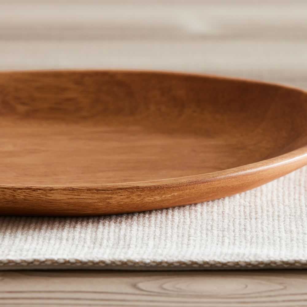 Organic Shaped Wood Serving Platters | West Elm