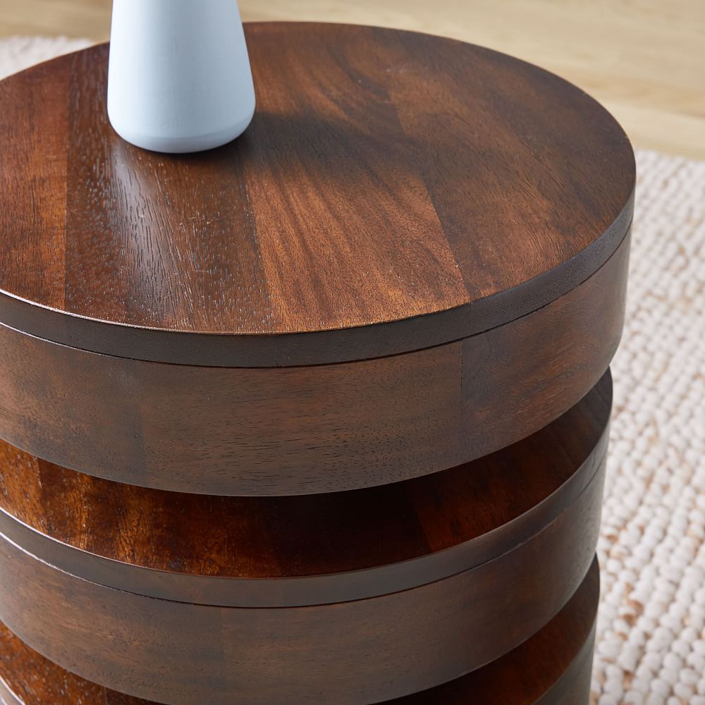 Floating Disks Side Table (13") | West Elm