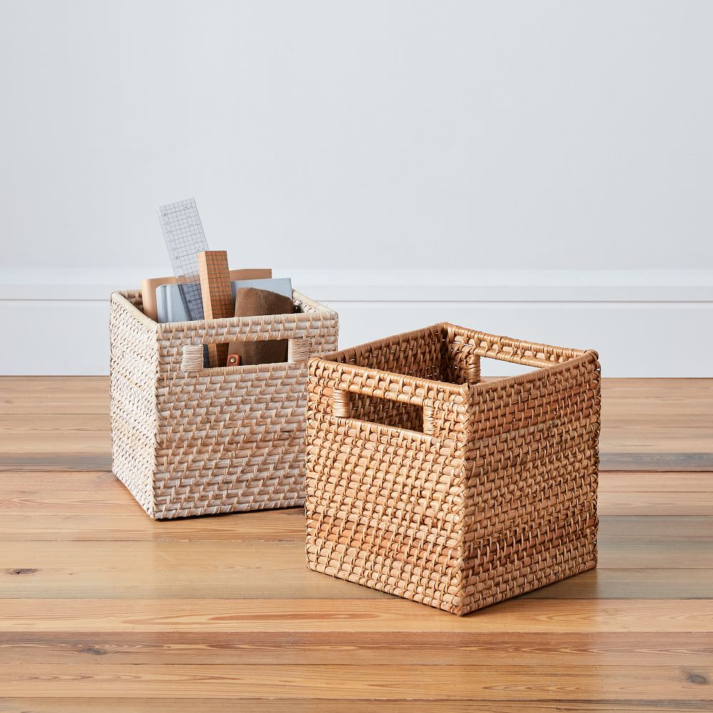Modern Weave Storage Cubby | West Elm