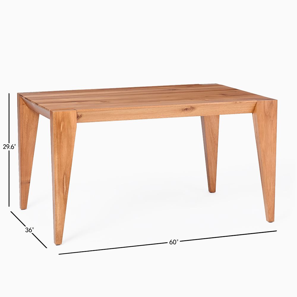 Anderson Solid Wood Dining Table - Caramel | West Elm