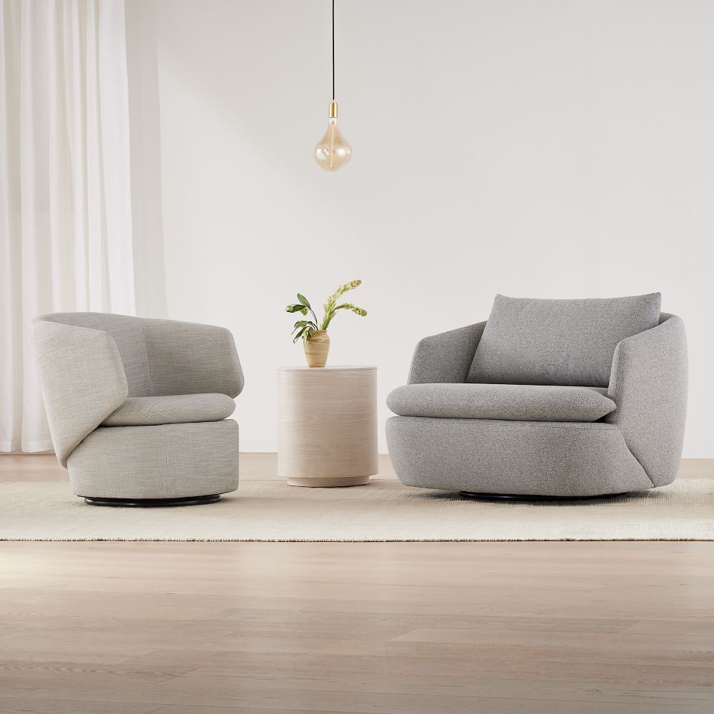 Crescent Swivel Chair | West Elm