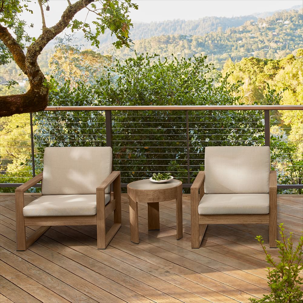 Portside Outdoor Petite Lounge Chair | West Elm