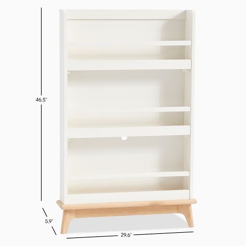 Sydney Bookrack (30") - White | West Elm