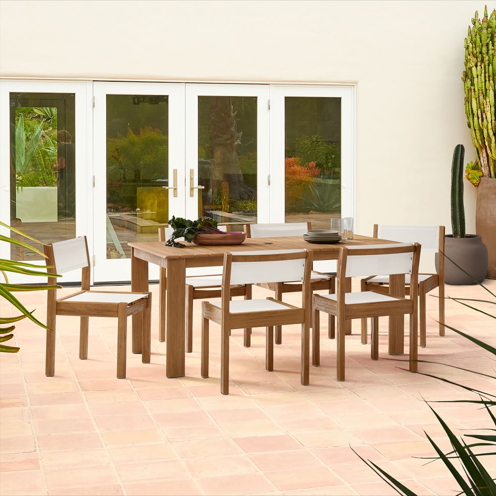 Playa Outdoor Textilene Dining Chair (Set of 2) | West Elm