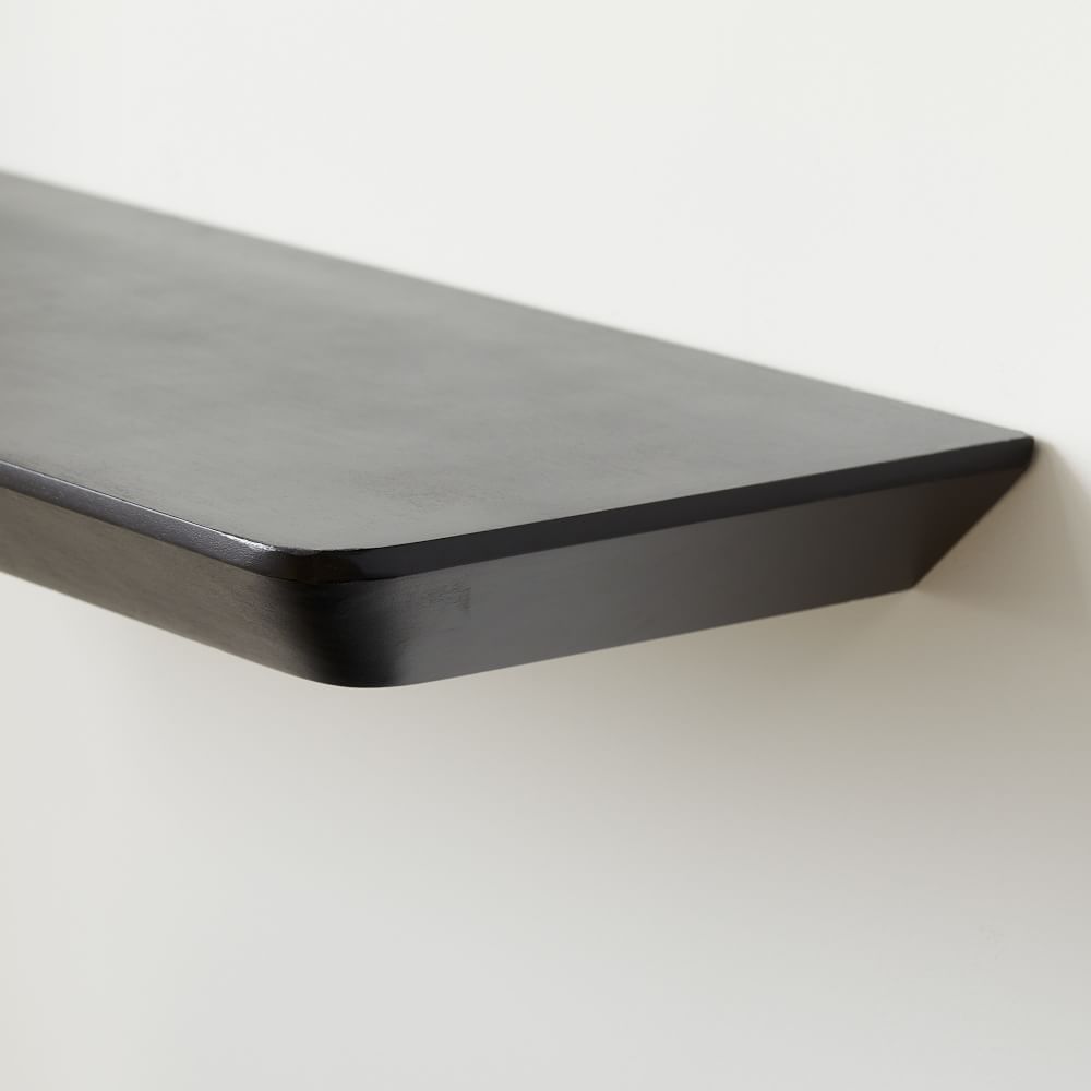 Slim Floating Wall Shelves Collection | West Elm