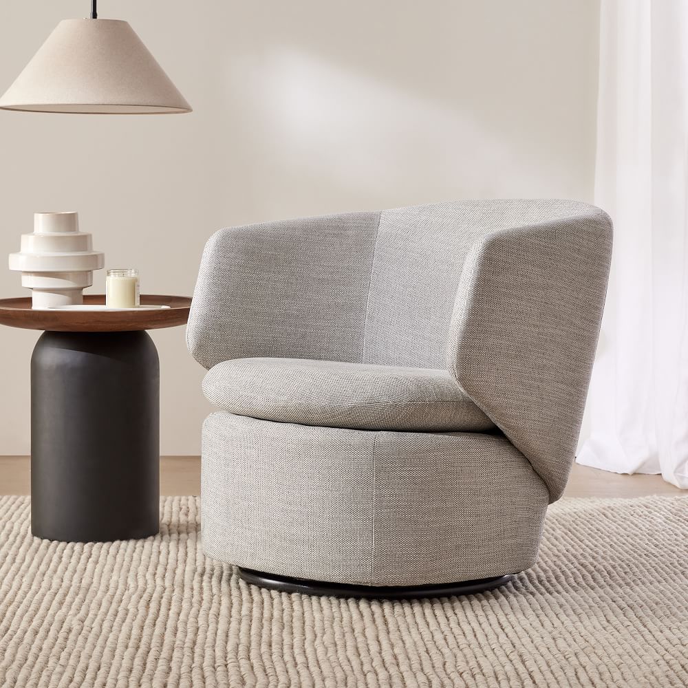 Crescent Swivel Chair | West Elm