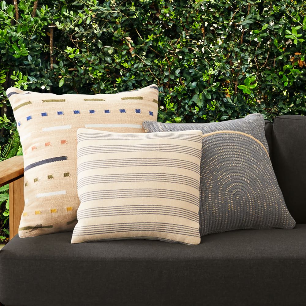 Woven Arches Indoor/Outdoor Pillow | West Elm