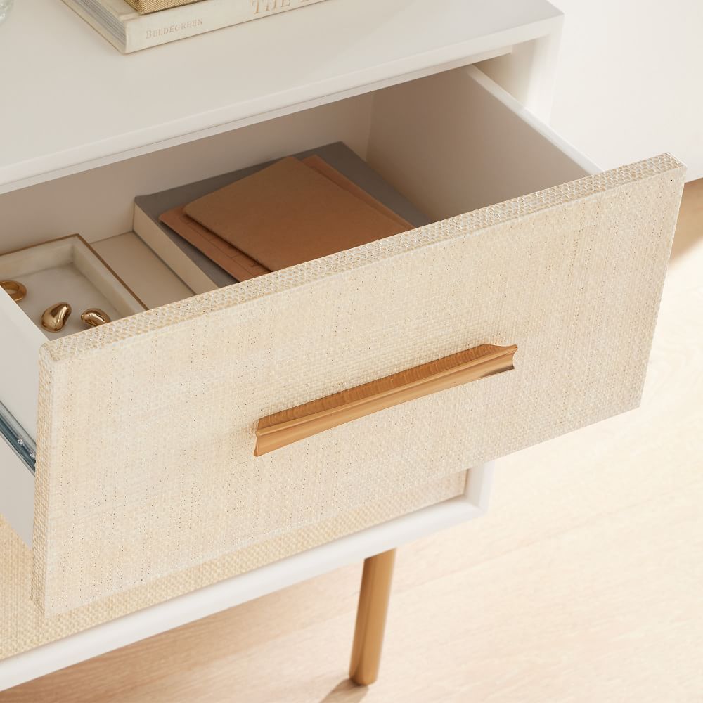 Margot Raffia Nightstand (20.5") | West Elm