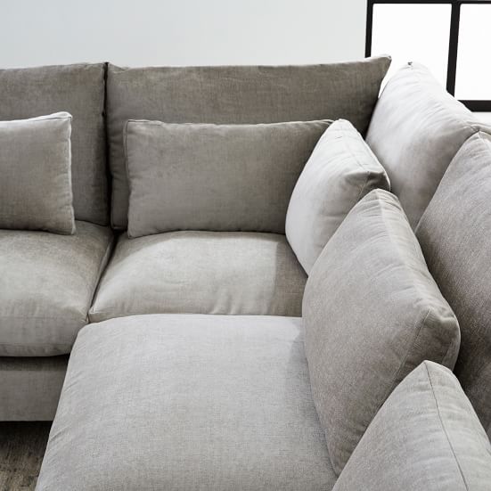 Harmony Swoop Arm Sofa (76"–92") | West Elm
