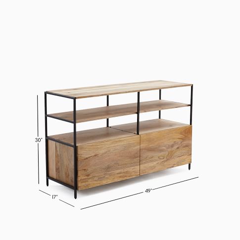 Industrial Modular Media Console (49") | West Elm