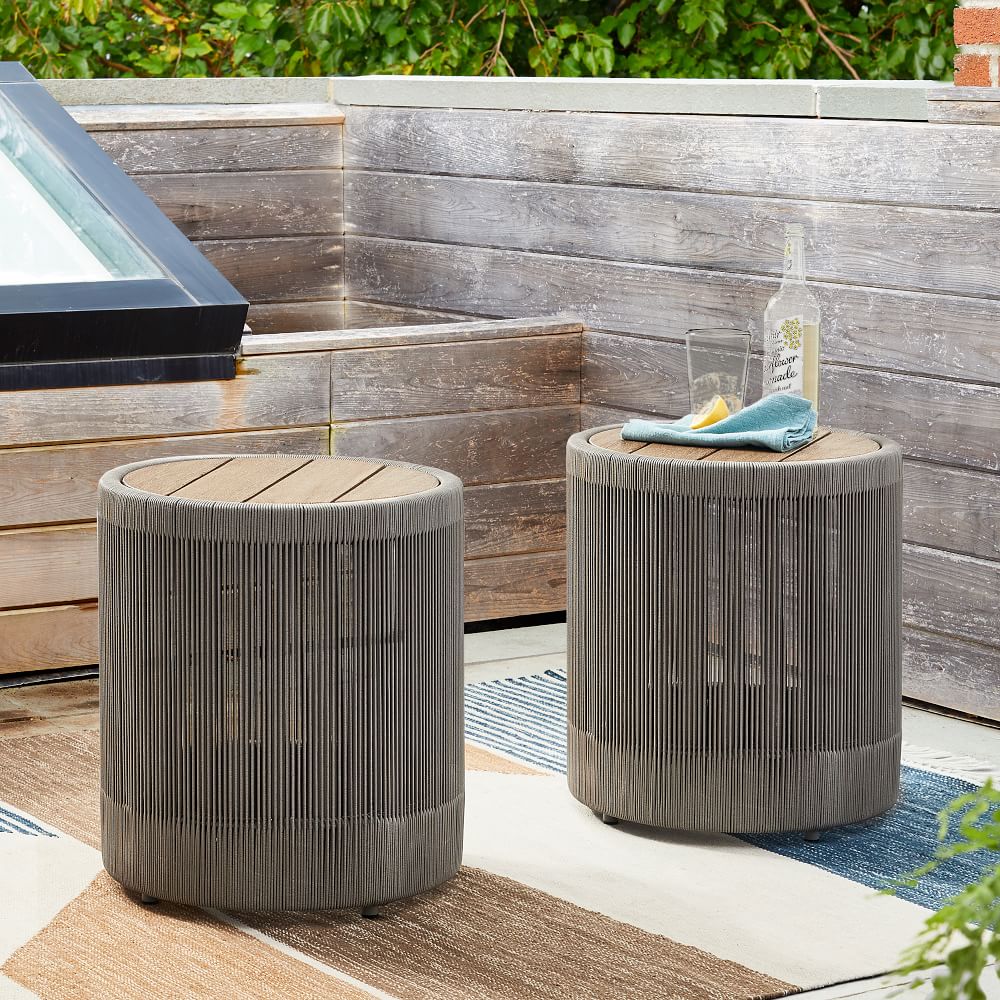 Porto Outdoor Round Side Table (17") | West Elm