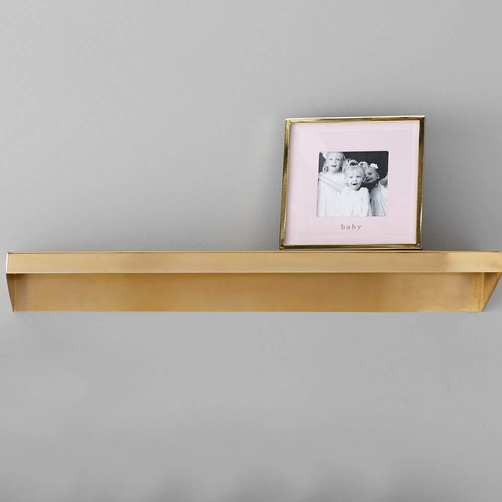 Floating Metal Wall Shelves | West Elm