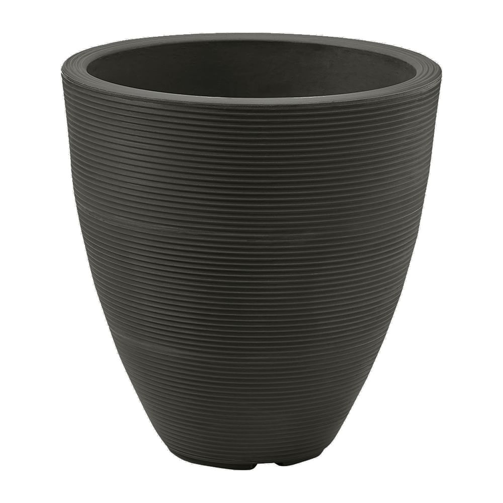Grooved Plastic Indoor/Outdoor Bowl Planters | West Elm