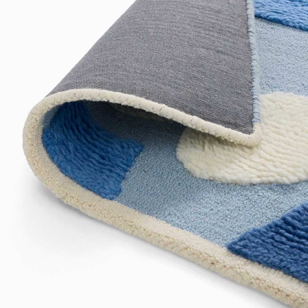 Modern Shapes Easy Care Shag Rug | West Elm