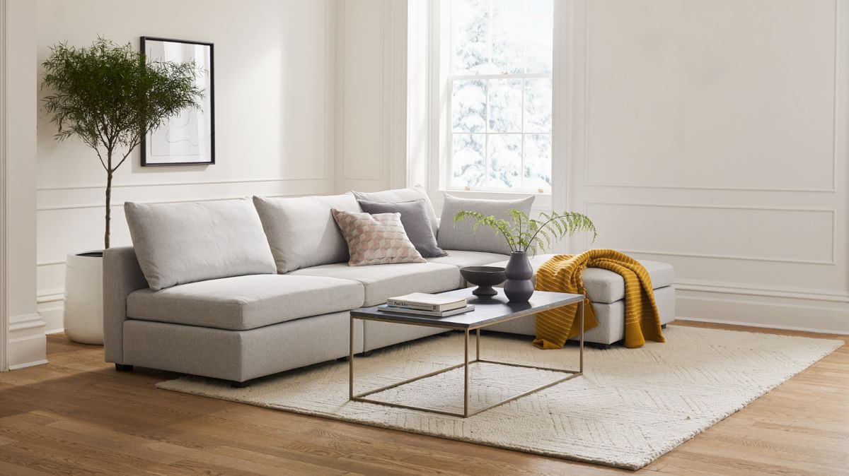 Textured Hexagon Rug | West Elm