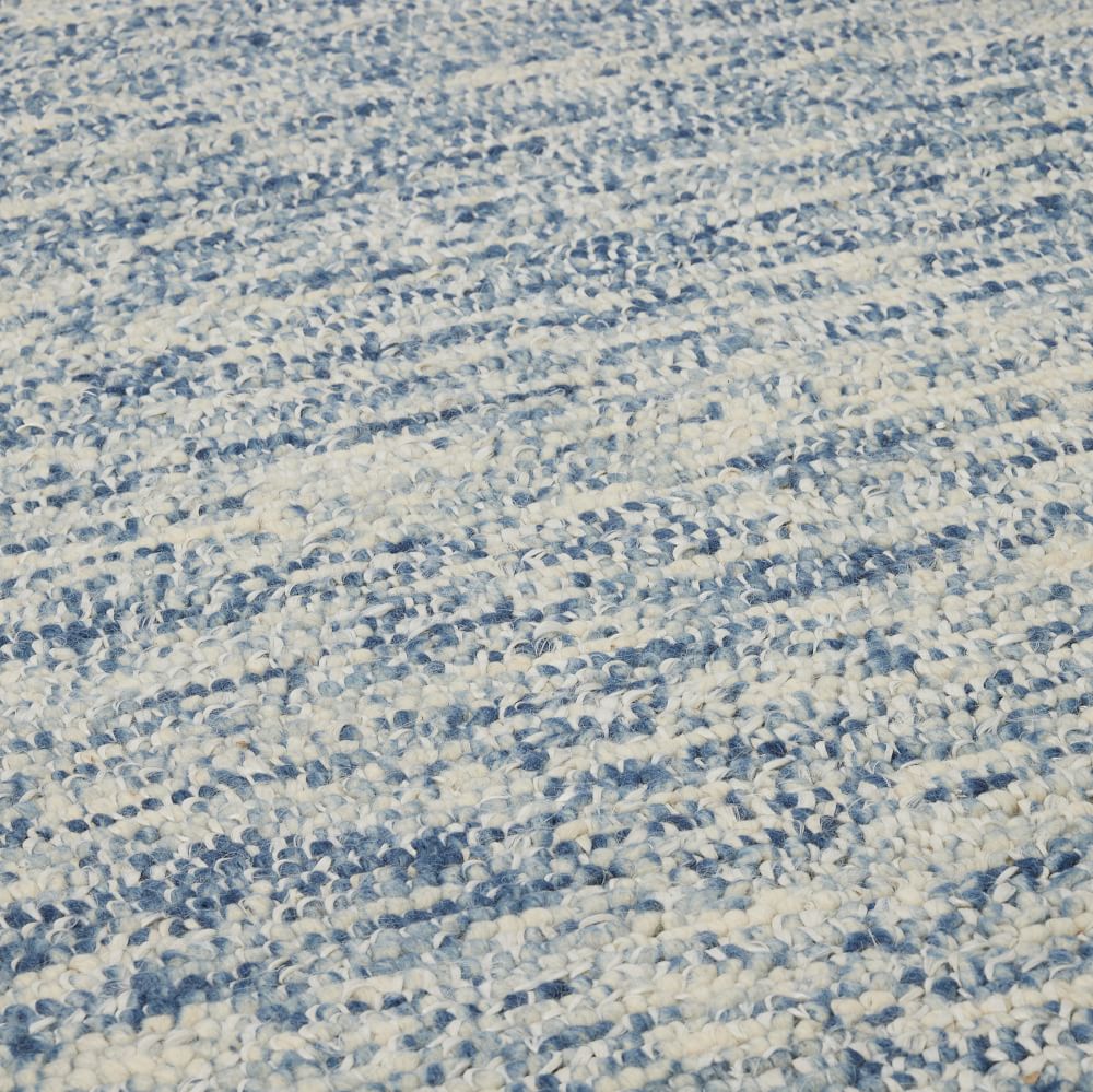 Mini Pebble Wool Jute Rug | West Elm