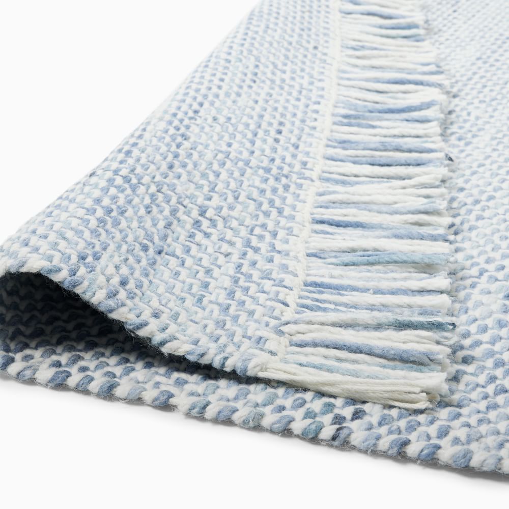 Woven Chambray Outdoor Rug | West Elm