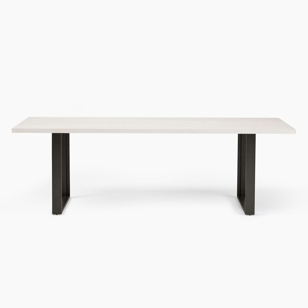 Tompkins Industrial Dining Table - Winter Wood | West Elm