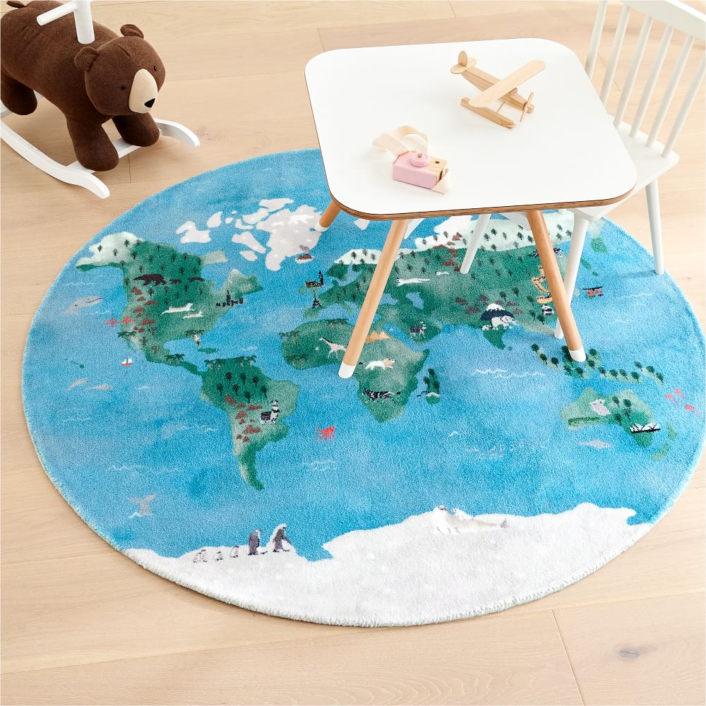 World Map Rug | West Elm