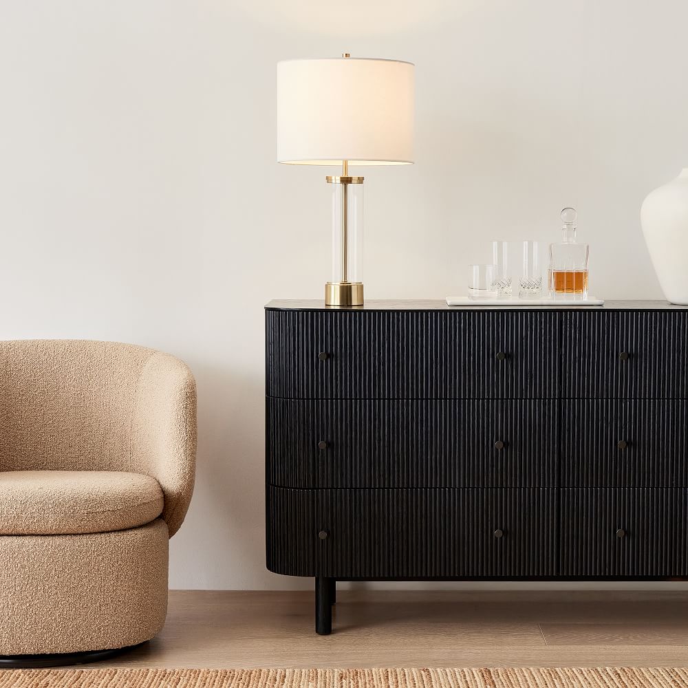 Acrylic Column USB Table Lamp | West Elm