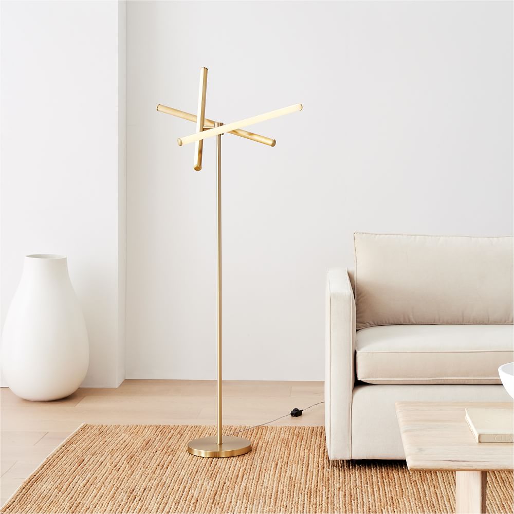 Light Rods LED Floor Lamp (64") | West Elm