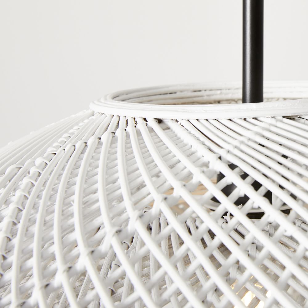 Wicker Dome Pendant (28") | West Elm