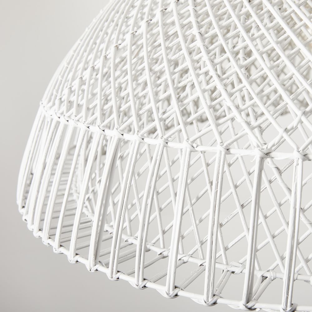 Wicker Dome Pendant (28") | West Elm