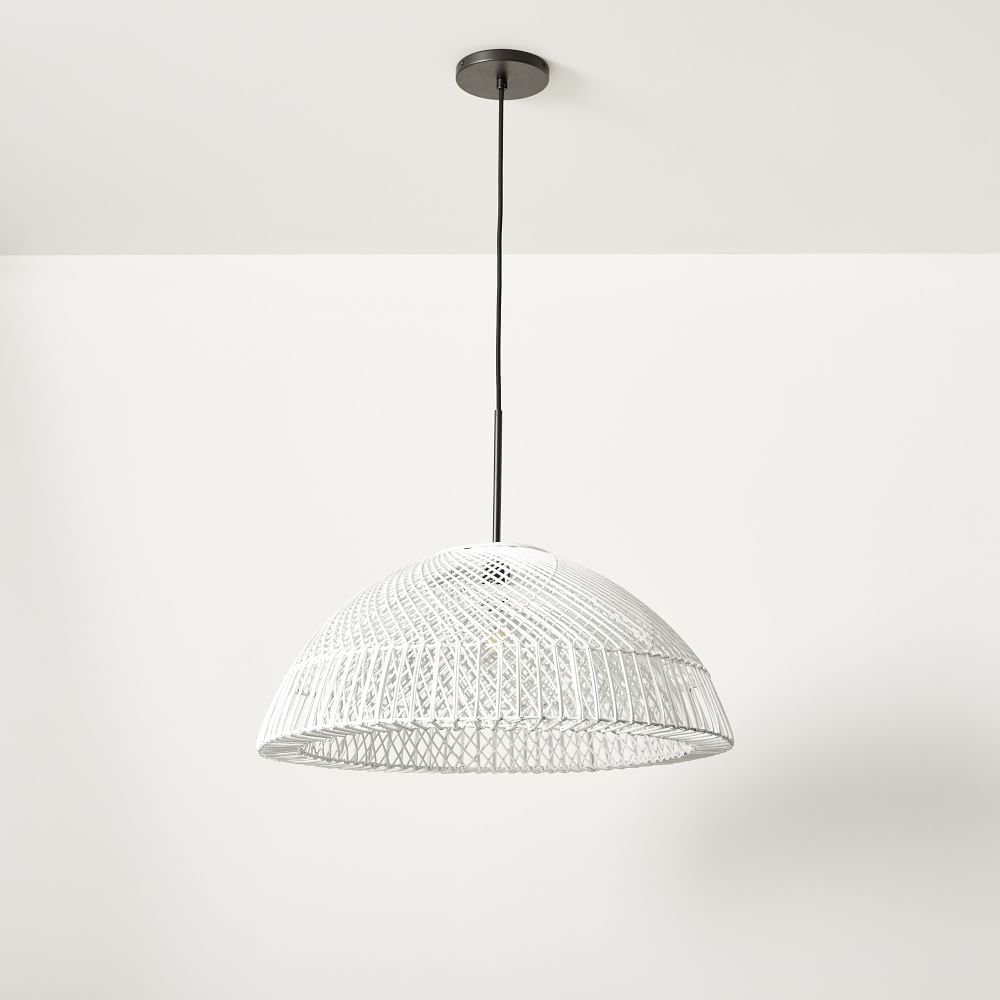 Wicker Dome Pendant (28") | West Elm
