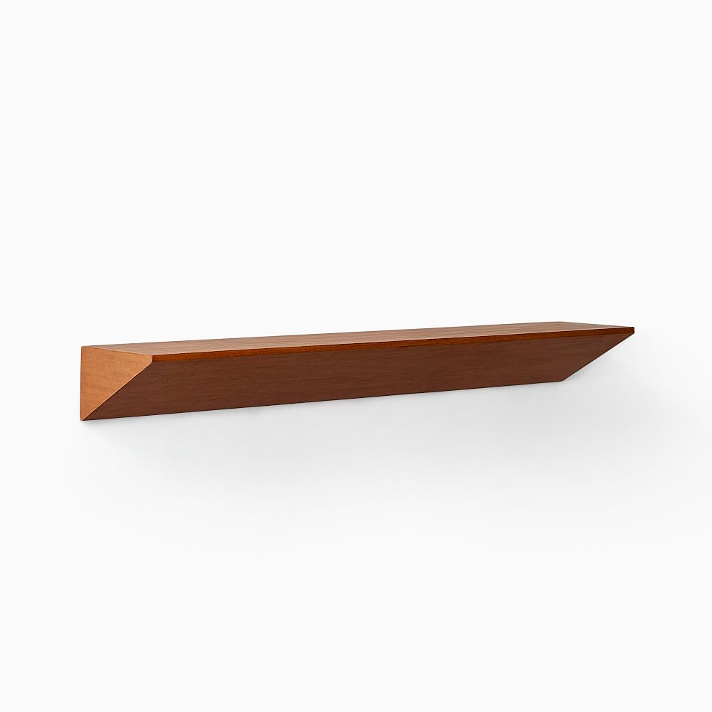 Floating Wedge Wall Shelves - Acorn | West Elm