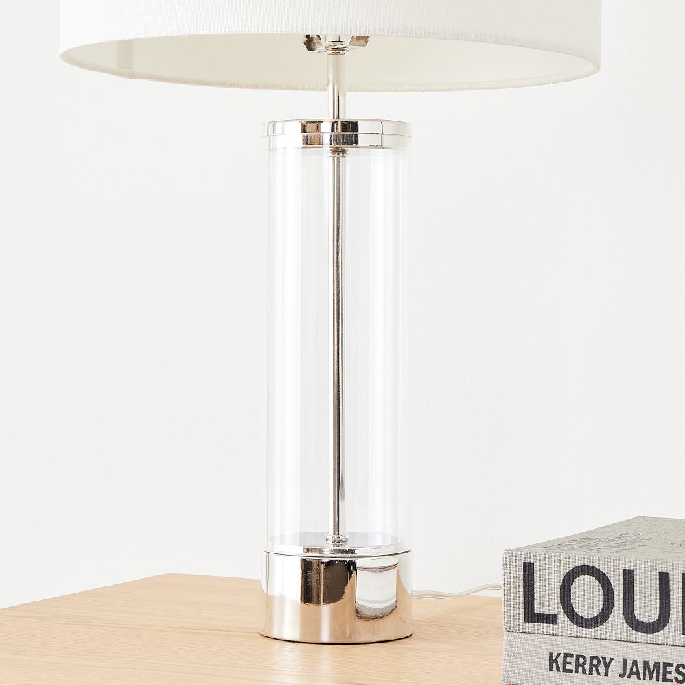 Acrylic Column USB Table Lamp | West Elm