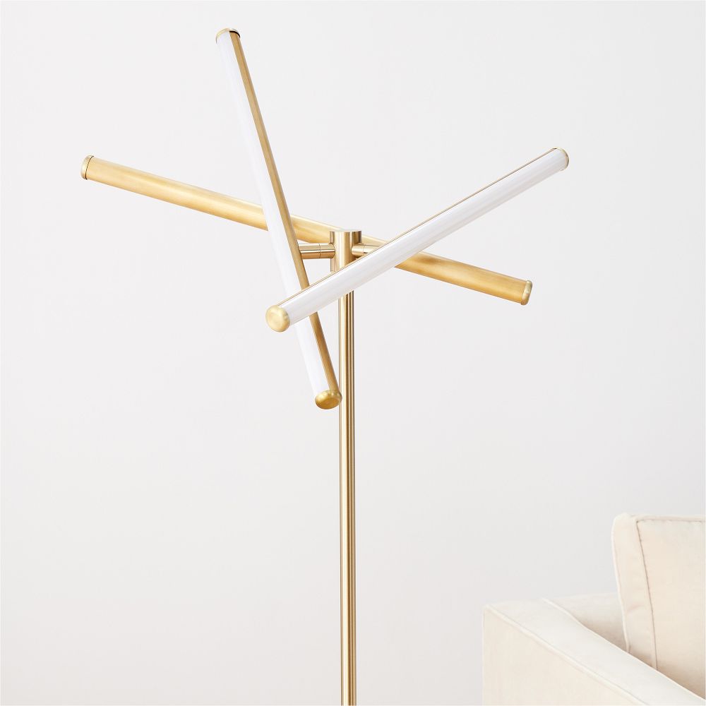 Light Rods LED Floor Lamp (64") | West Elm