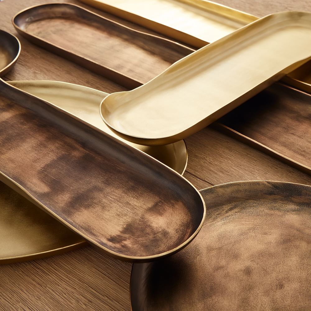 Organic Metal Trays | West Elm