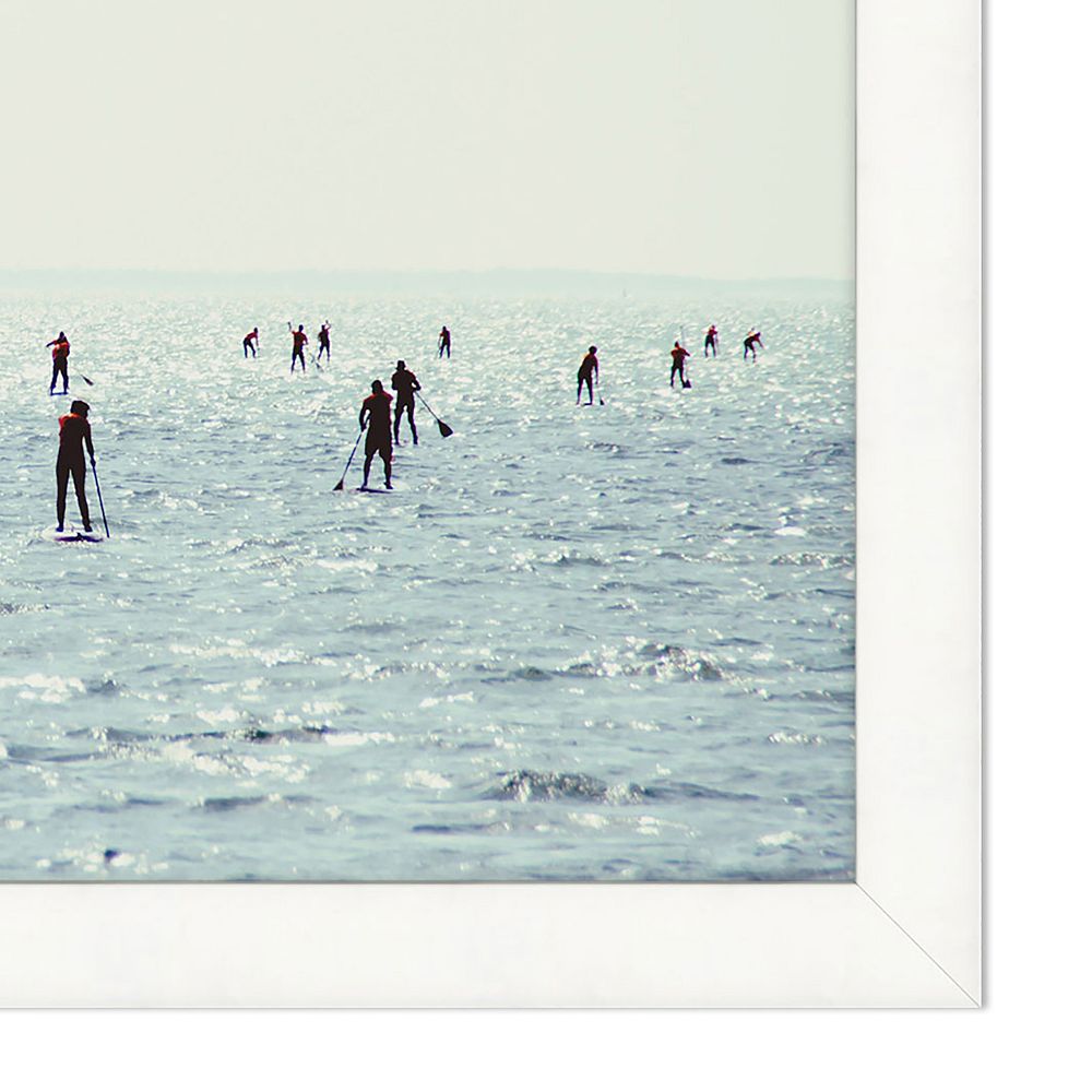 Wallshoppe Paddle Board Fleet Framed Wall Art by Nathan Turner | West Elm