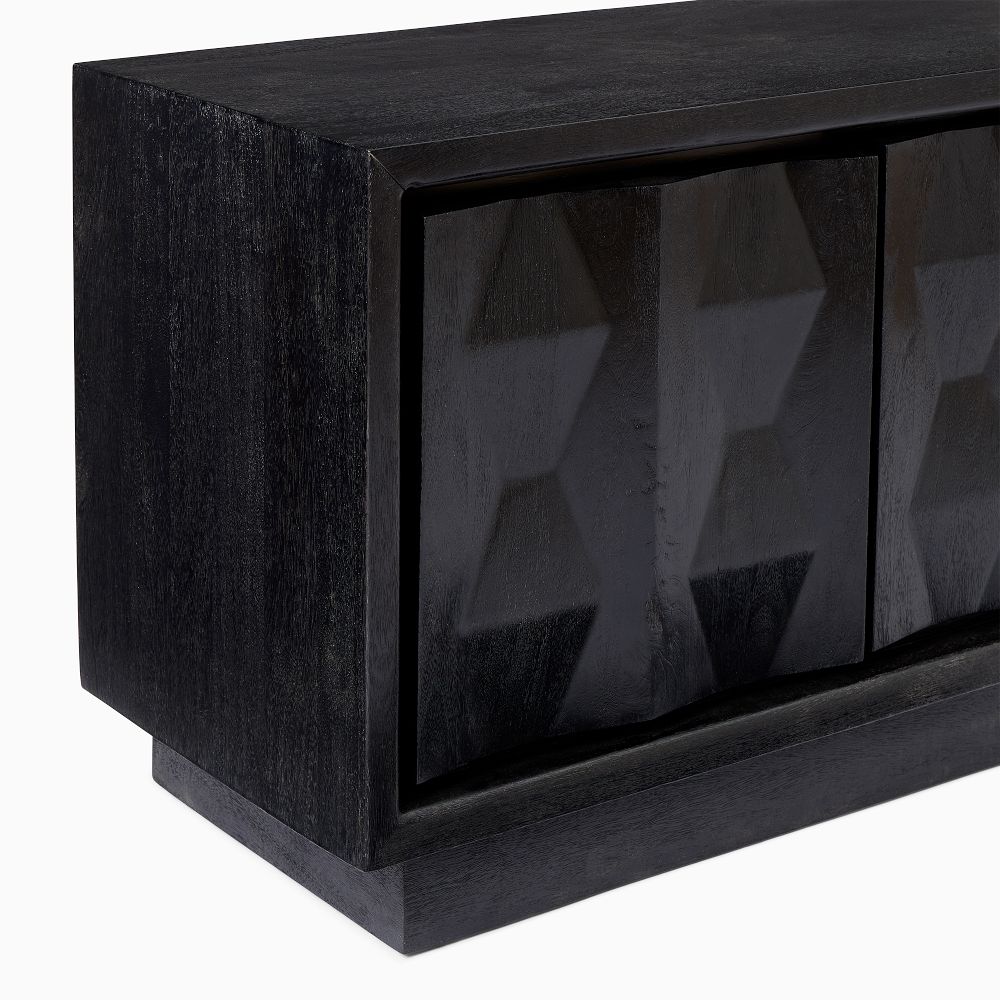 Carved Pattern Media Console (60"–80") | West Elm