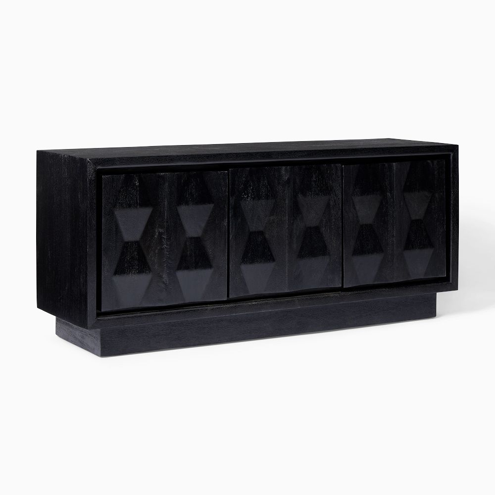 Carved Pattern Media Console (60"–80") | West Elm