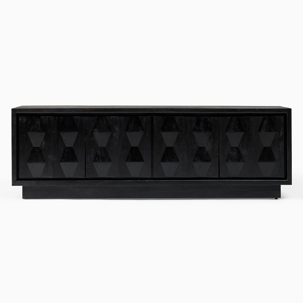 Carved Pattern Media Console (60"–80") | West Elm