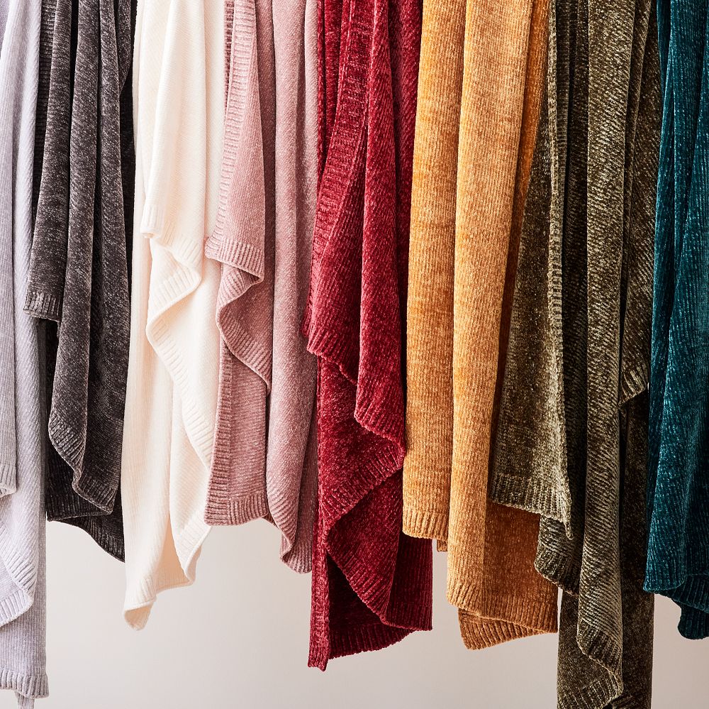 Luxe Chenille Throws | West Elm