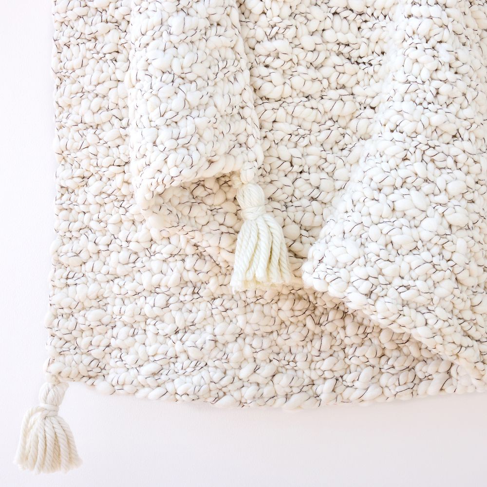 Chunky Marl Knit Throw | West Elm