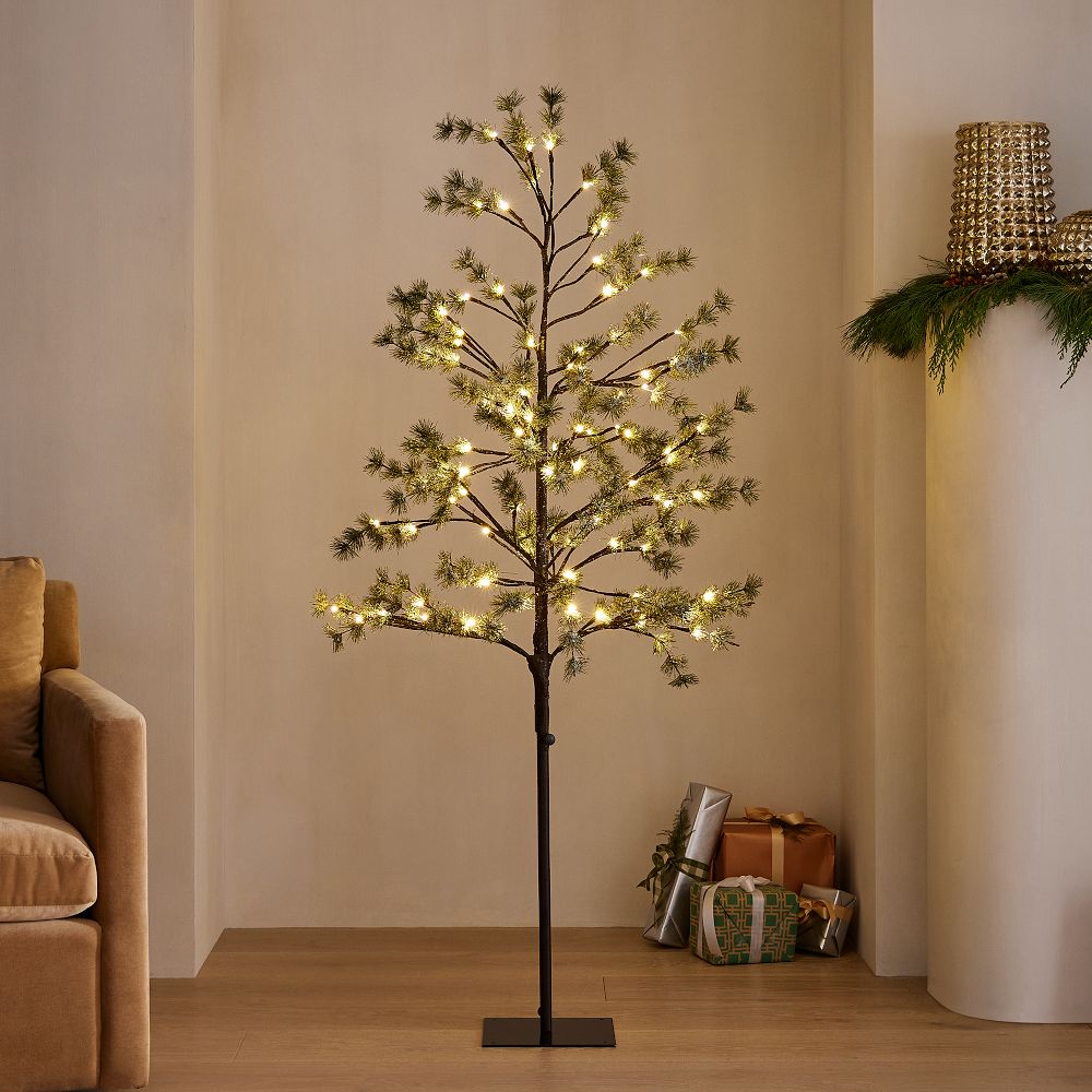 Light-Up Brown Christmas Tree | West Elm