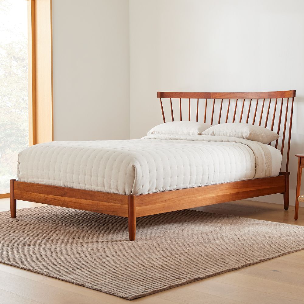 Chadwick Mid-Century Spindle Bed | West Elm