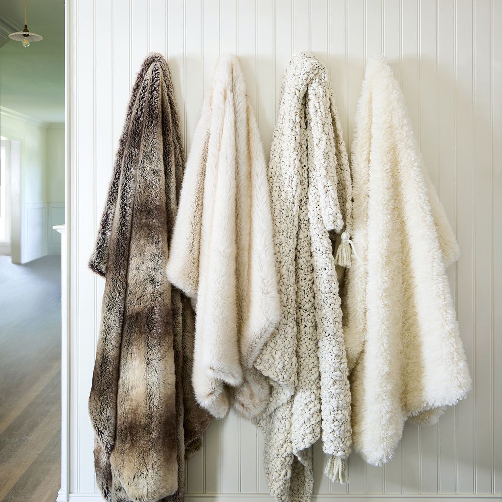 Chunky Marl Knit Throw | West Elm