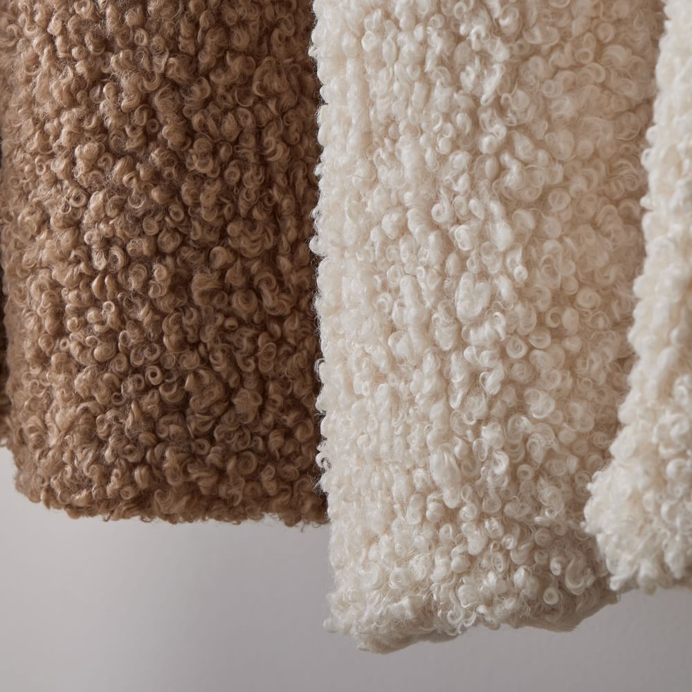 Cozy Faux Shearling Throw | West Elm