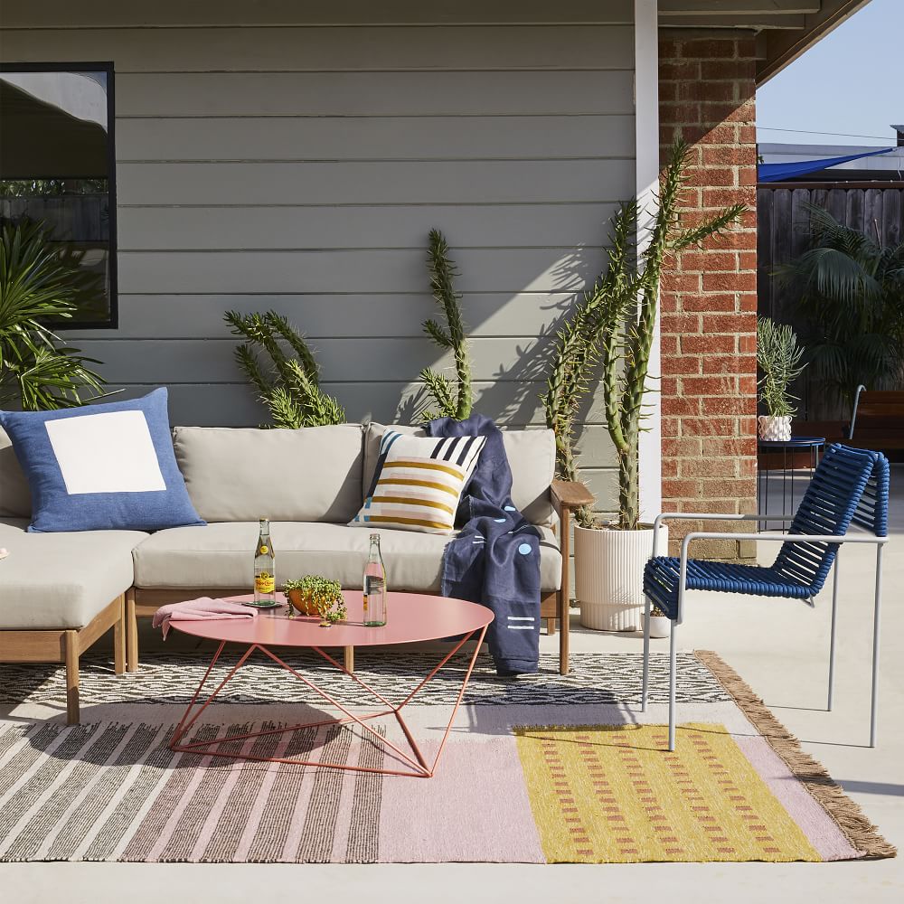 Ikat Mix Outdoor Rug | West Elm