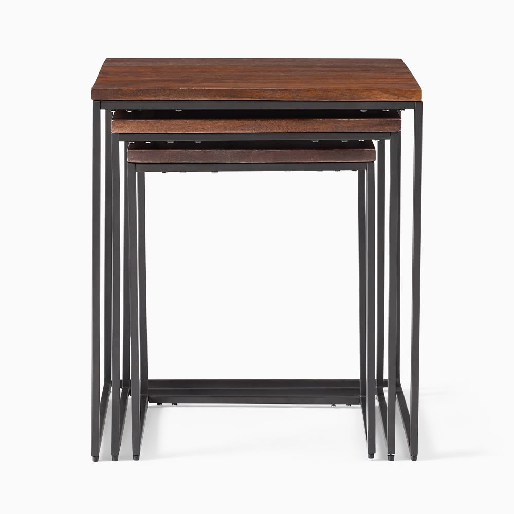 Streamline Nesting Side Tables (15"–20") - Set of 3 | West Elm