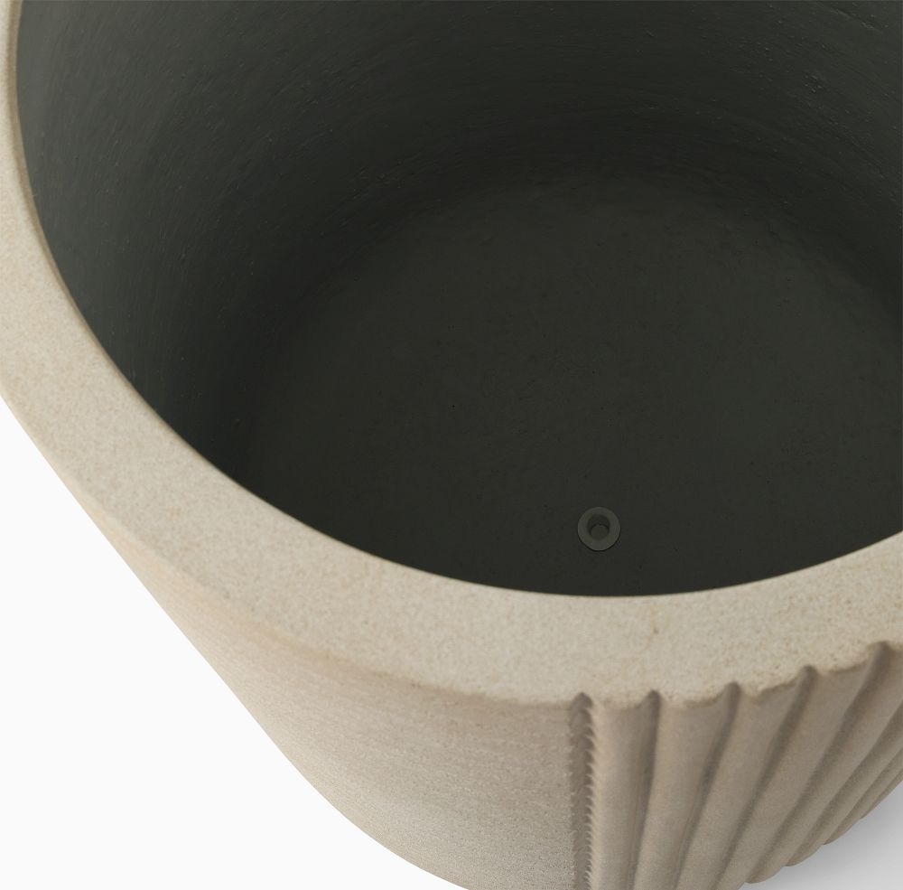 Cecilia Ficonstone Indoor/Outdoor Planters | West Elm