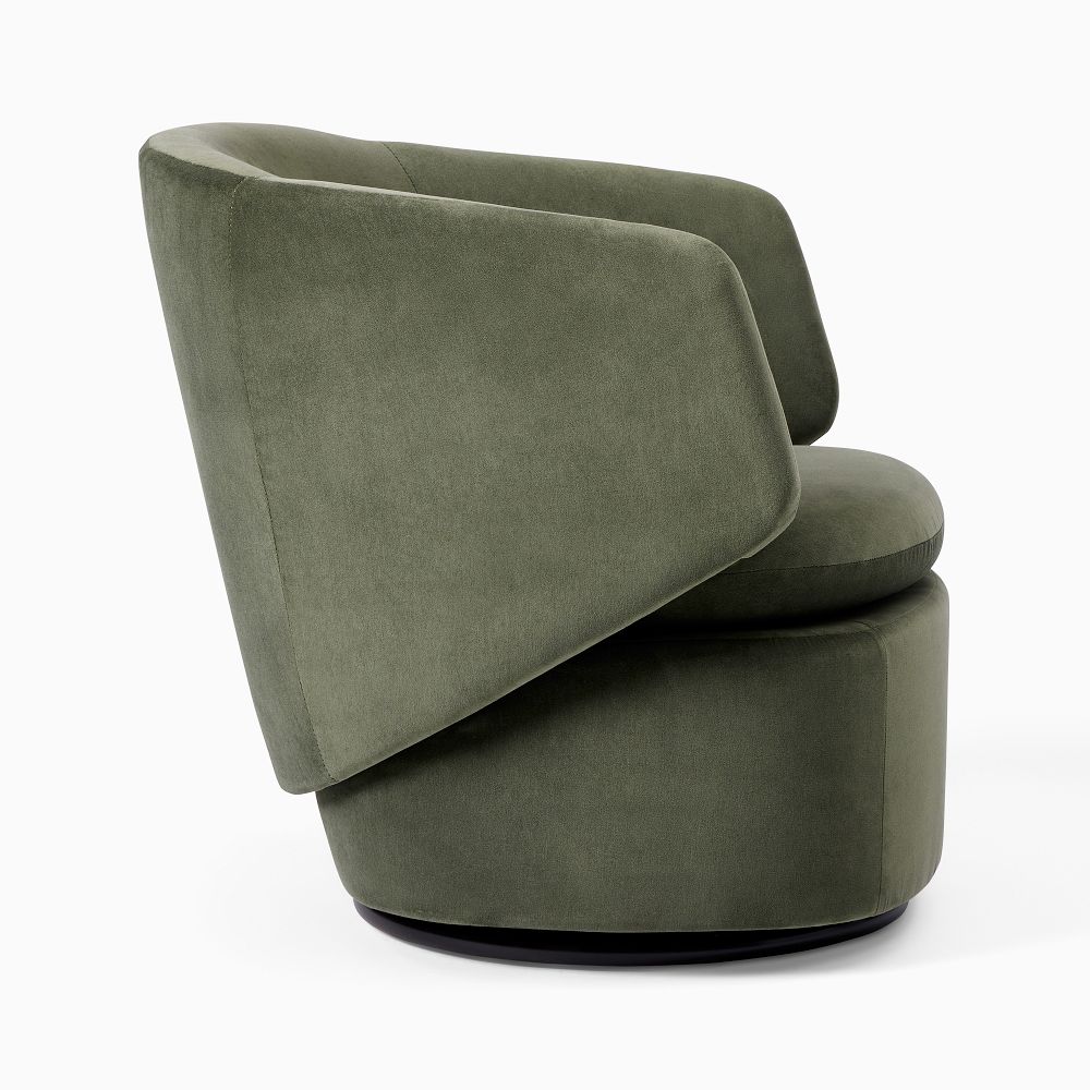 Crescent Swivel Chair | West Elm