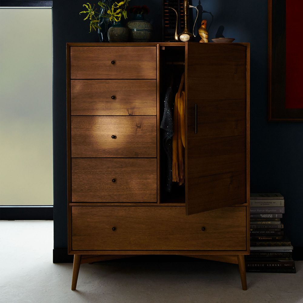 Mid-Century Chifforobe (40") - Acorn | West Elm