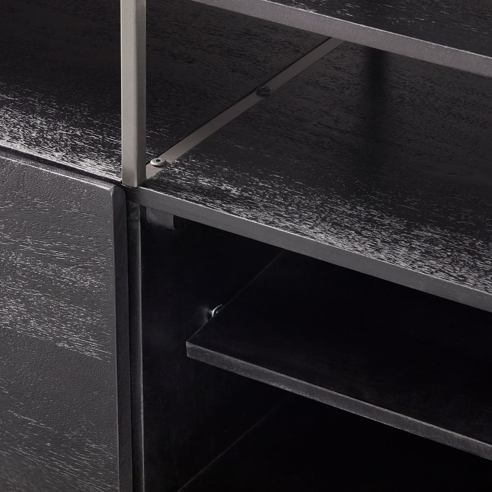 Industrial Modular Media Console (49"–67") | West Elm