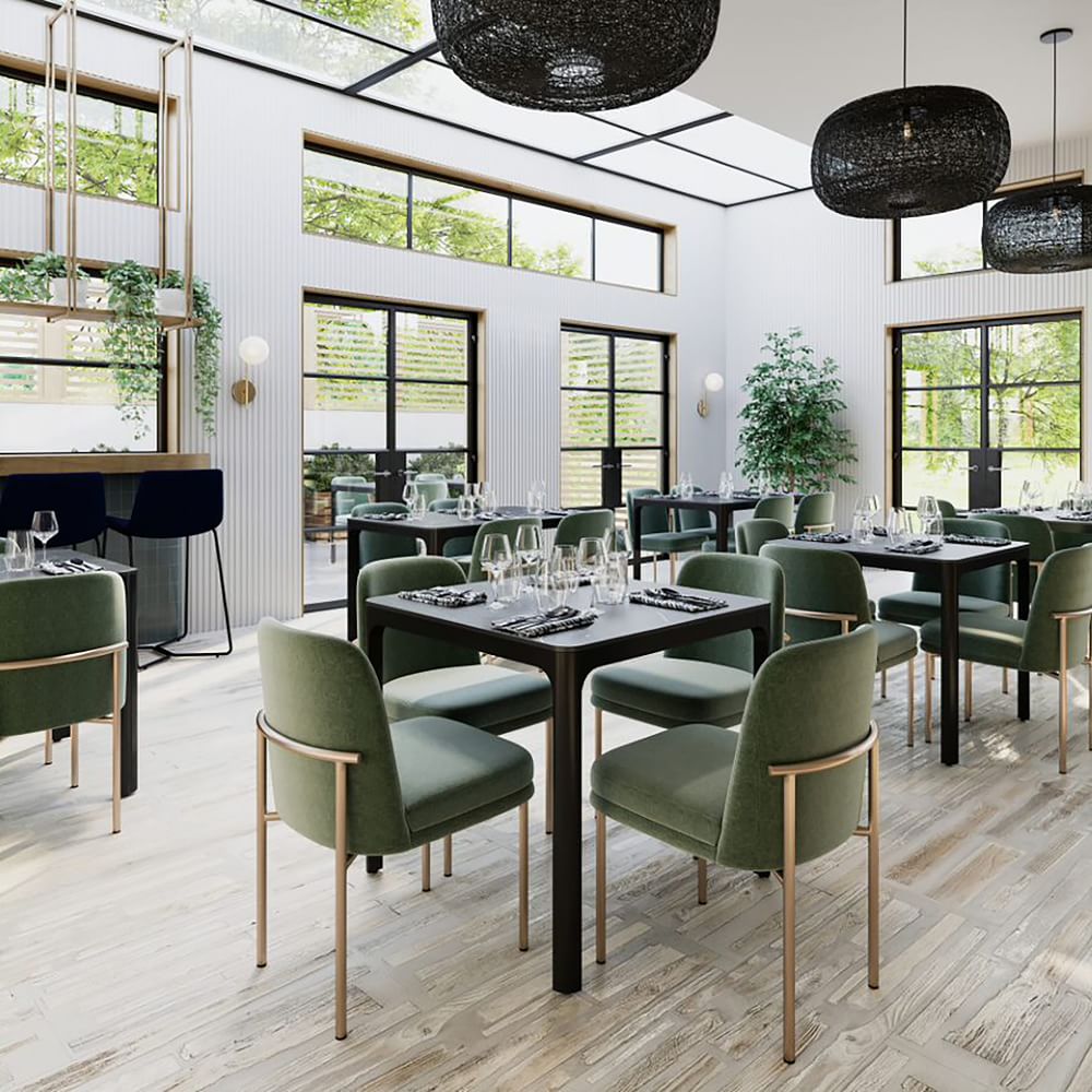 Gable Indoor/Outdoor Dining Table - Square | West Elm