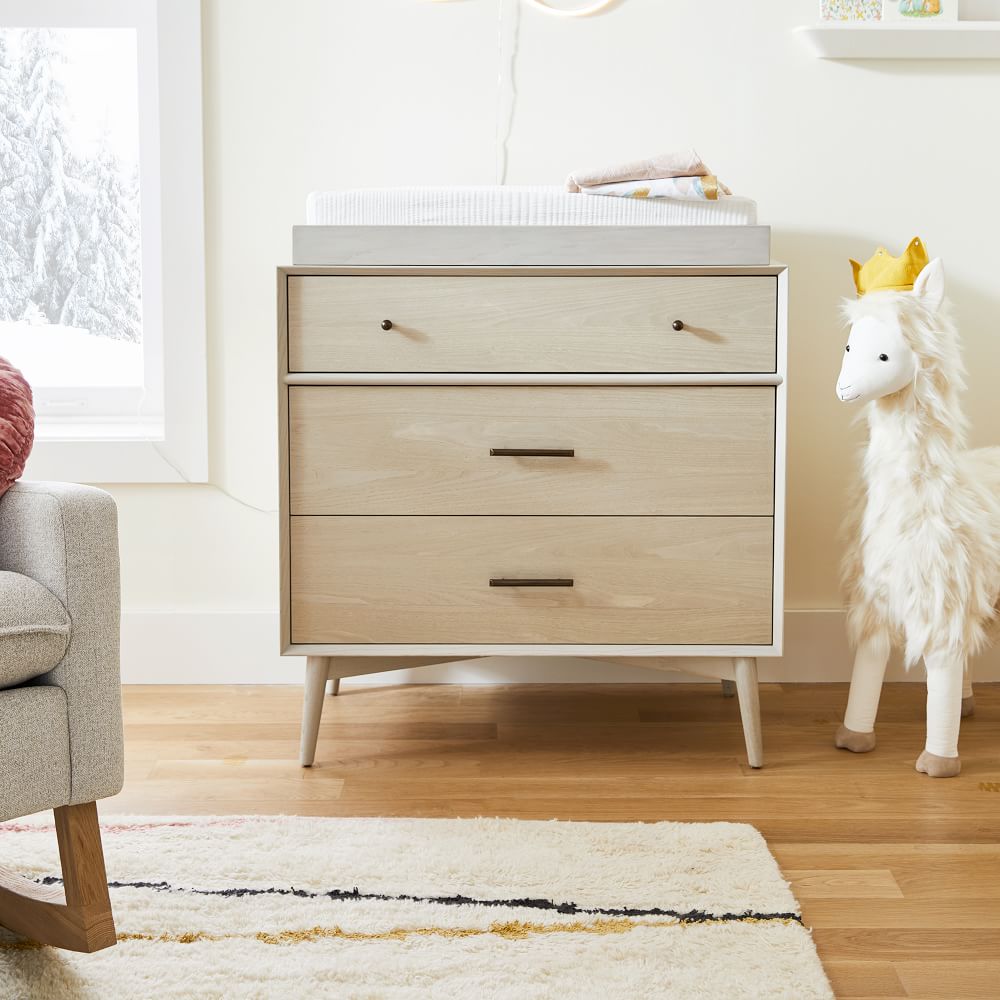 Mid-Century 3-Drawer Changing Table (36") | West Elm